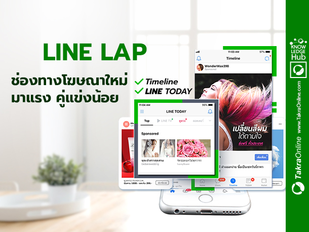 LINE LAP โฆษณาช่องทางใหม่มาแรง คู่แข่งน้อย เจาะกลุ่มลูกค้าใหม่ขยายการ ...